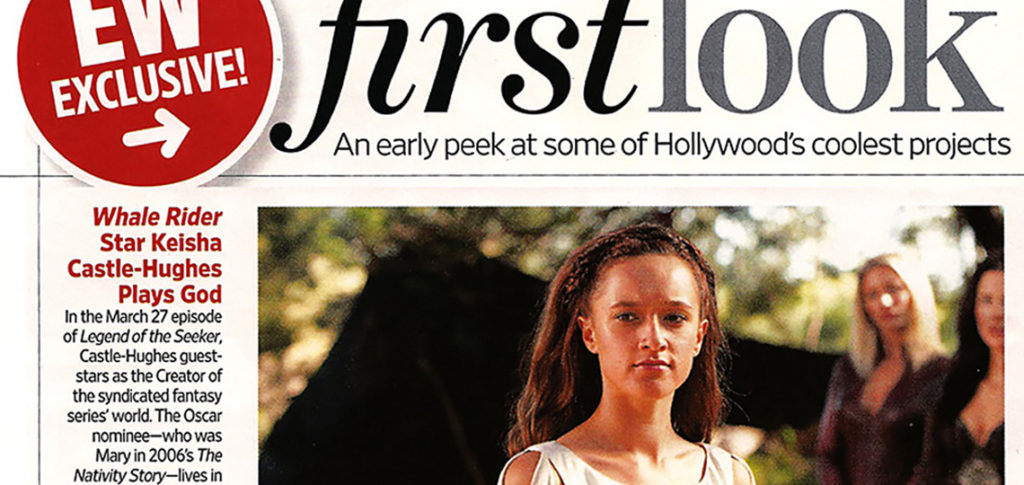 Keisha Castle-Hughes in 'Legend of the Seeker' - SWNZ, Star Wars New ...