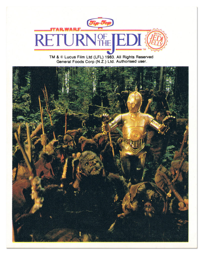 Return of the Jedi Ice Block and Stickers (1983) - SWNZ, Star Wars New ...