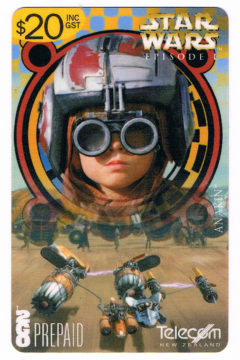 Telecom Star Wars Phone Cards (1999) - SWNZ, Star Wars New Zealand