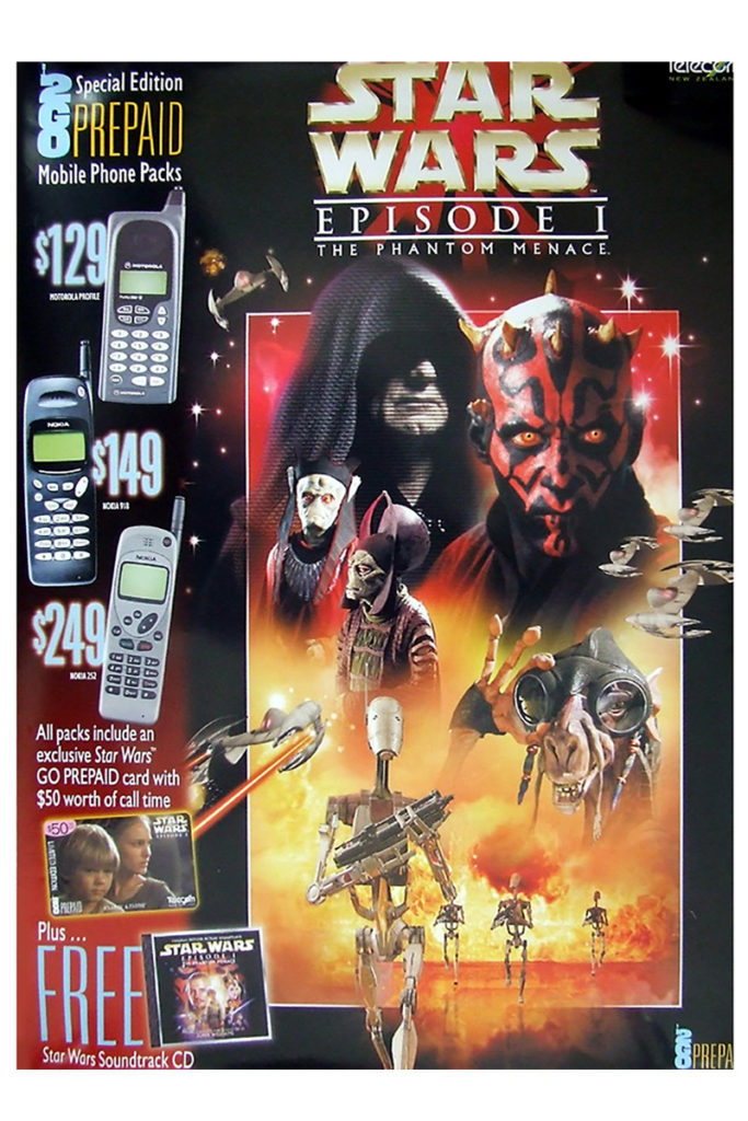 Telecom Star Wars Phone Cards (1999) - SWNZ, Star Wars New Zealand