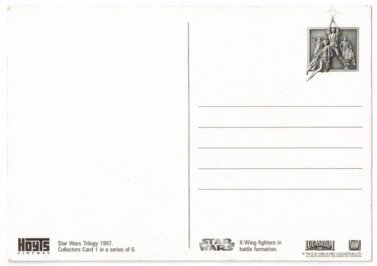 Hoyts Star Wars Postcards (Special Edition, 1997) - SWNZ, Star Wars New ...