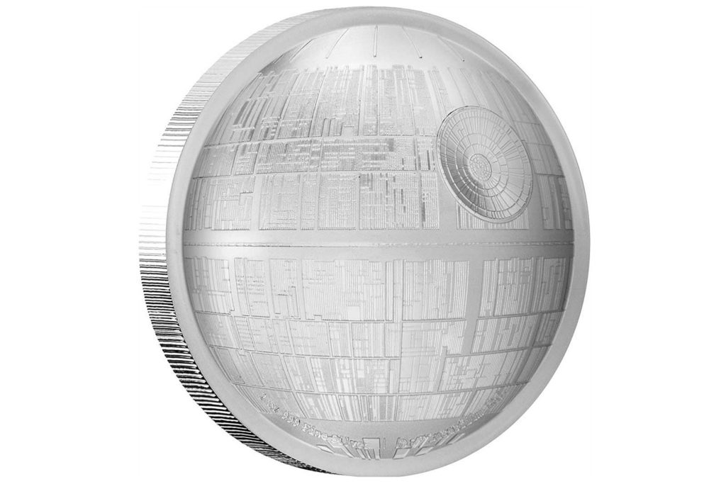 Death Star Coin from NZ Mint - SWNZ, Star Wars New Zealand