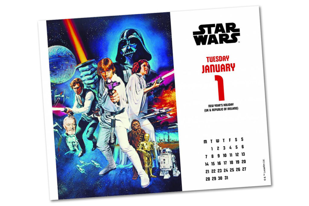 Star Wars Day-By-Day 2019 Desk Calendar - SWNZ, Star Wars New Zealand