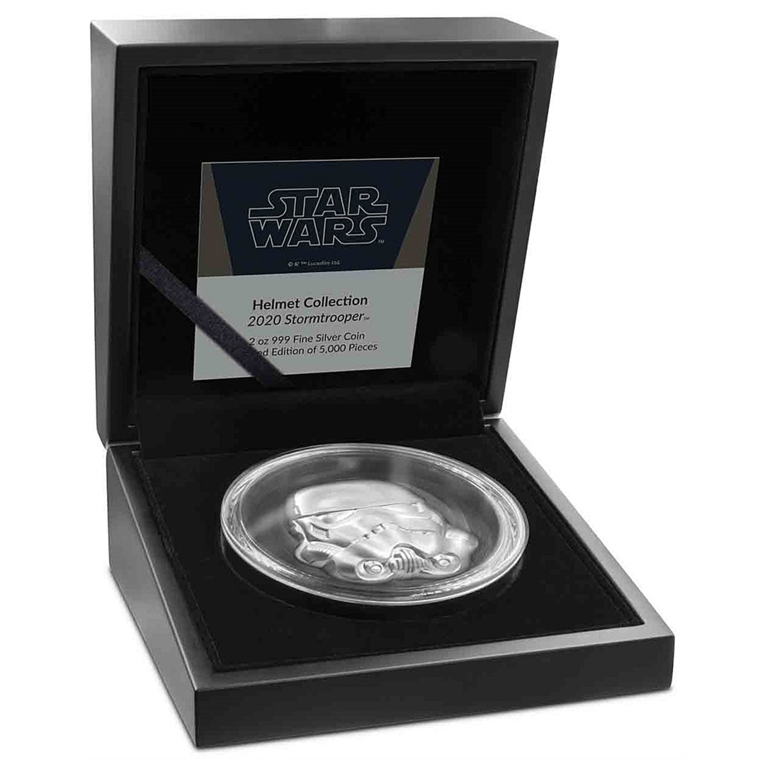 Stormtrooper Helmet Coin from NZ Mint - SWNZ, Star Wars New Zealand