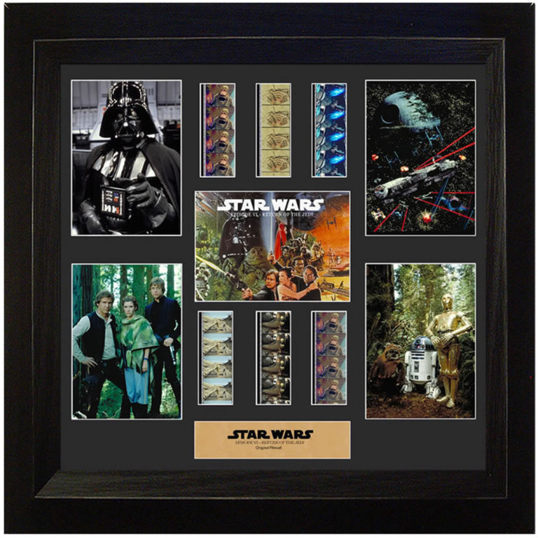 Star Wars Film Cell Displays at Mighty Ape - SWNZ, Star Wars New Zealand