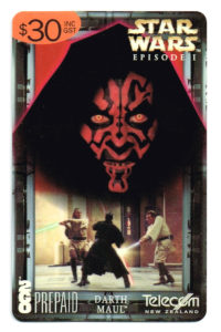 Telecom Star Wars Phone Cards (1999) - SWNZ, Star Wars New Zealand