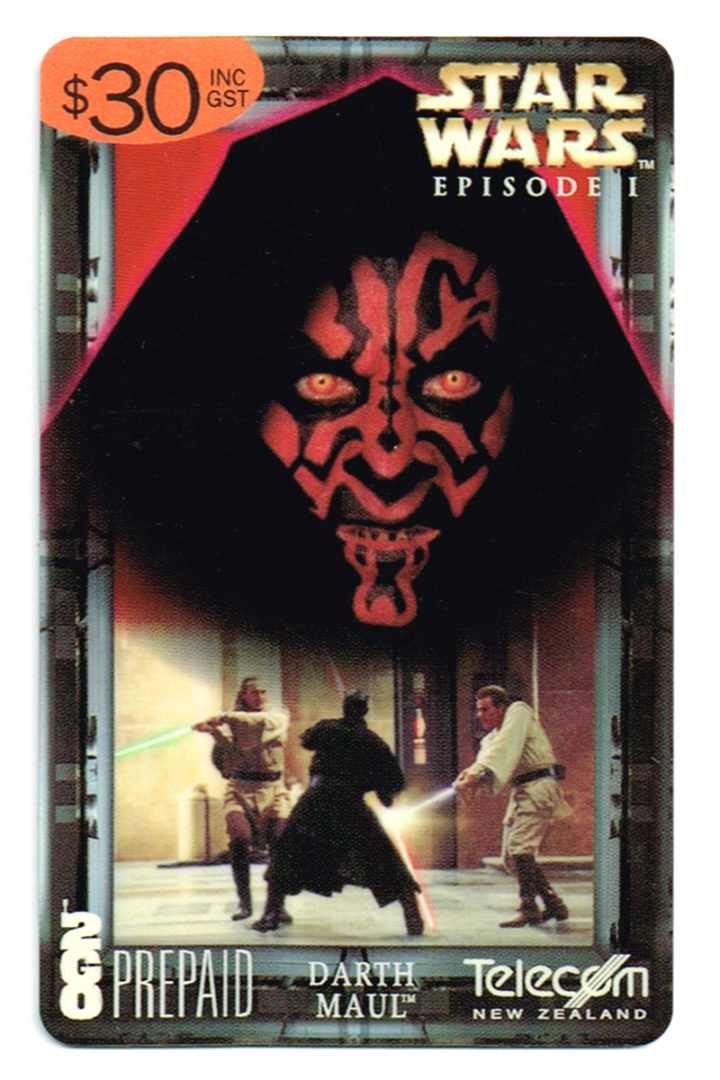 Telecom Star Wars Phone Cards (1999) - SWNZ, Star Wars New Zealand