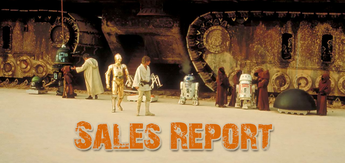 Weekly Sales Report - SWNZ, Star Wars New Zealand